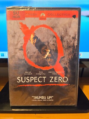 Suspect Zero (DVD, 2005, Widescreen Collection) NEW, Sealed 97363419549 ...