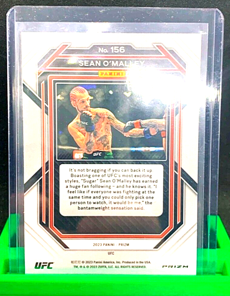 UFC 2023 "SUGA SEAN O'MALLEY" #156 BLUE WAVE Panini Prizm - Pink Hair ...