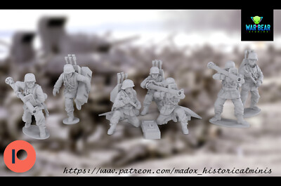 WWII German support weapons 2 Anti Tank - 28mm - wargaming - miniatures ...