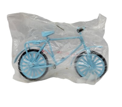 Vintage Miniature Blue Metal Bicycle Dollhouse Accessory Toy NOS | eBay