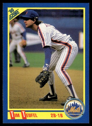 1990 Score #501 Tim Teufel New York Mets | eBay