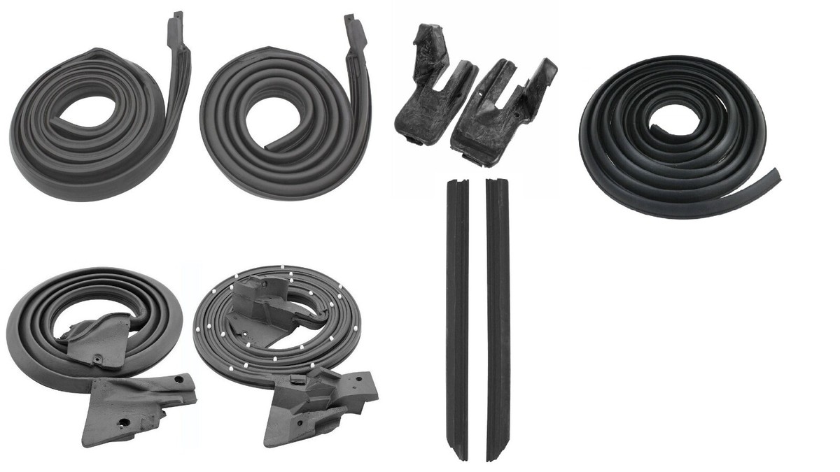 Rubber Seals For Firebird Metro Super Soft Weatherstrip Kit For 68-69 ...