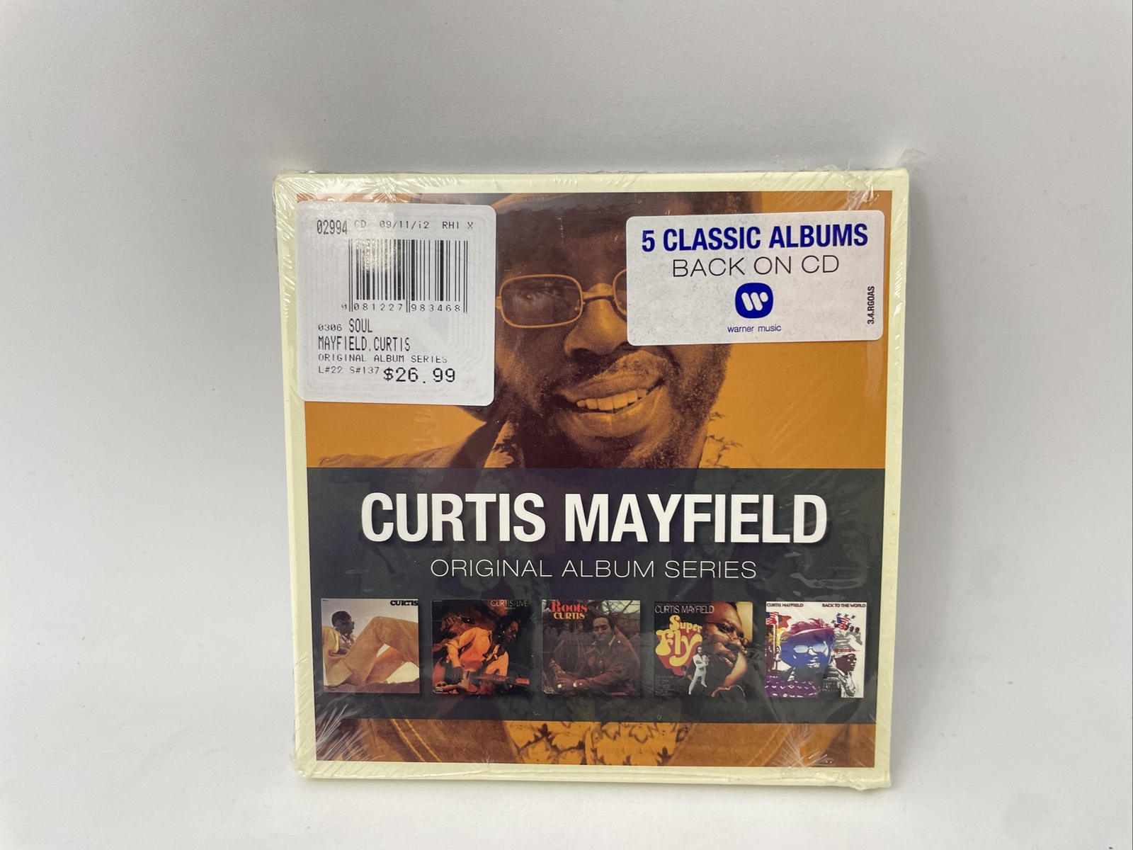 Original Album Series [Box] by Curtis Mayfield (CD, Sep-2012, 5 Discs ...