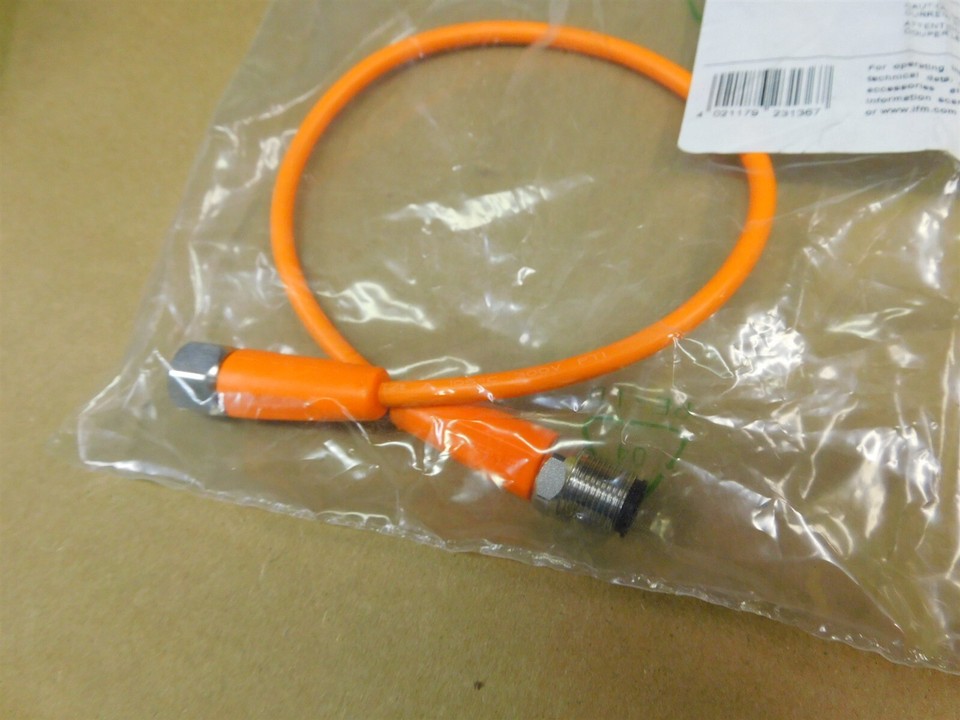 IFM EVT040 M12 Cordest Straight 4 Pin CONNECTION CABLE NEW in sealed ...