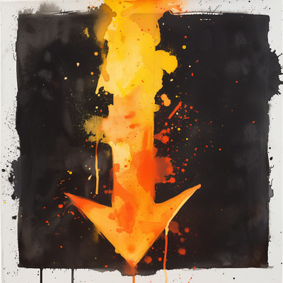 "DOWN IN FLAMES" CANVAS ART PRINT 24"X36" WOOD FRAME READY TO HANG ...