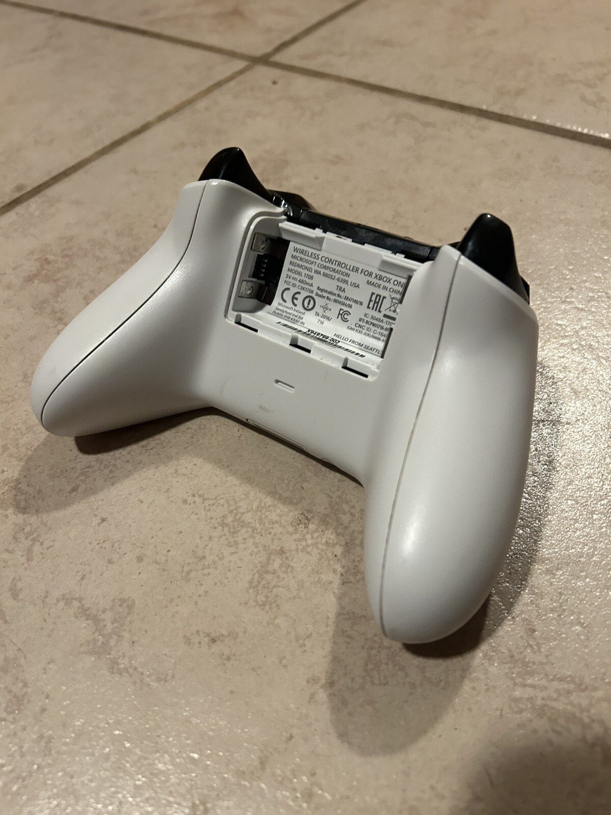 Microsoft 1708 Xbox One S Controller - White 429252881951 | eBay