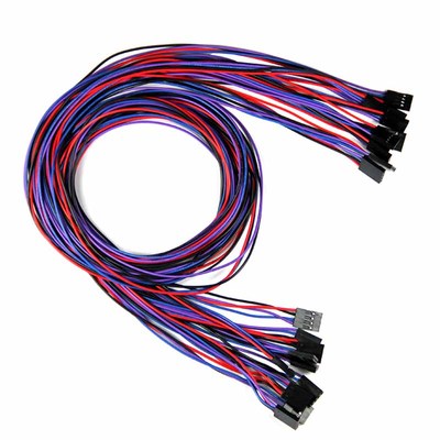 2Pcs 70cm 4Pin Cable set Female-Female Jumper Wire for Arduino 3D ...