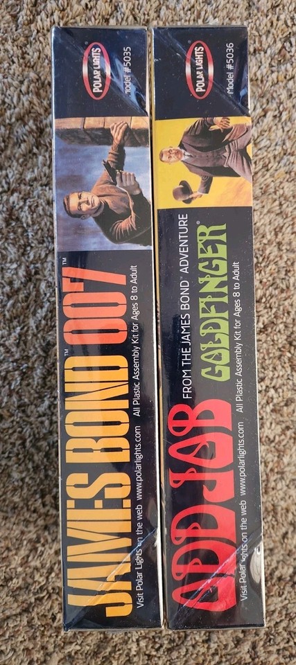 POLAR LIGHTS 007 JAMES BOND & ODD JOB 1999 PLASTIC MODEL KIT FIGURES NEW! | eBay
