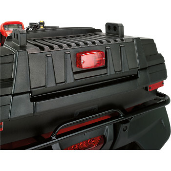 Moose Outdoorsmen ATV Rear Passenger Seat Rack Cargo Storage Trunk Box ...