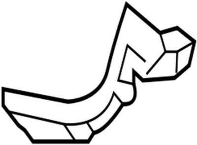 6410D562 Mitsubishi Bracket, rr bumper face support, rh 6410D562, New ...