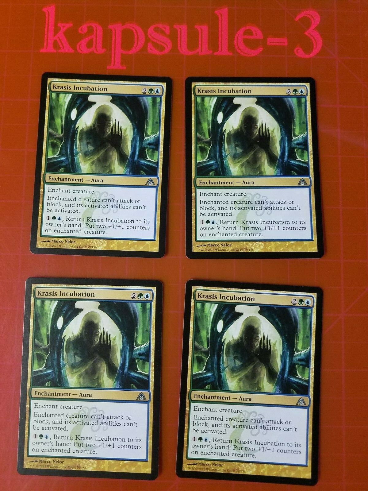 4x Krasis Incubation | Dragon's Maze | MTG Magic Cards | eBay