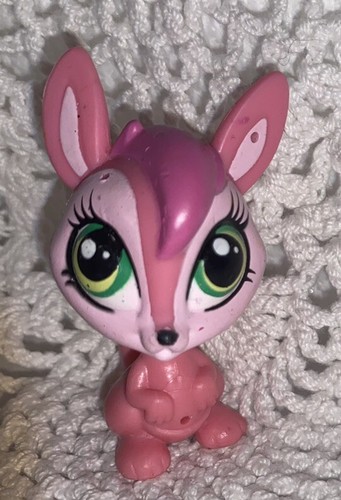 Littlest Pet Shop 3656 Lola Hopalong Pink Kangaroo Green Eyes | eBay