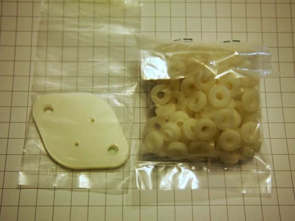 TO-3 50pcs Mica Insulator and 100pcs Transistor Nylon Shoulder Washer ...