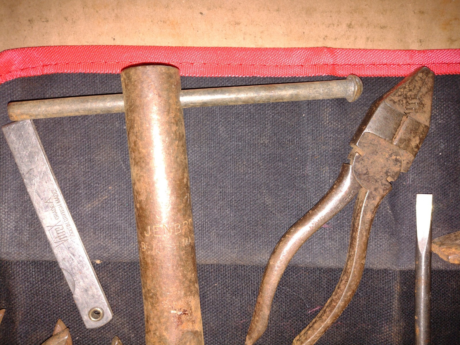 THE "MAGPIE" GARRINGTON SPANNERS TOOLKIT ROLL for all British Classic ...