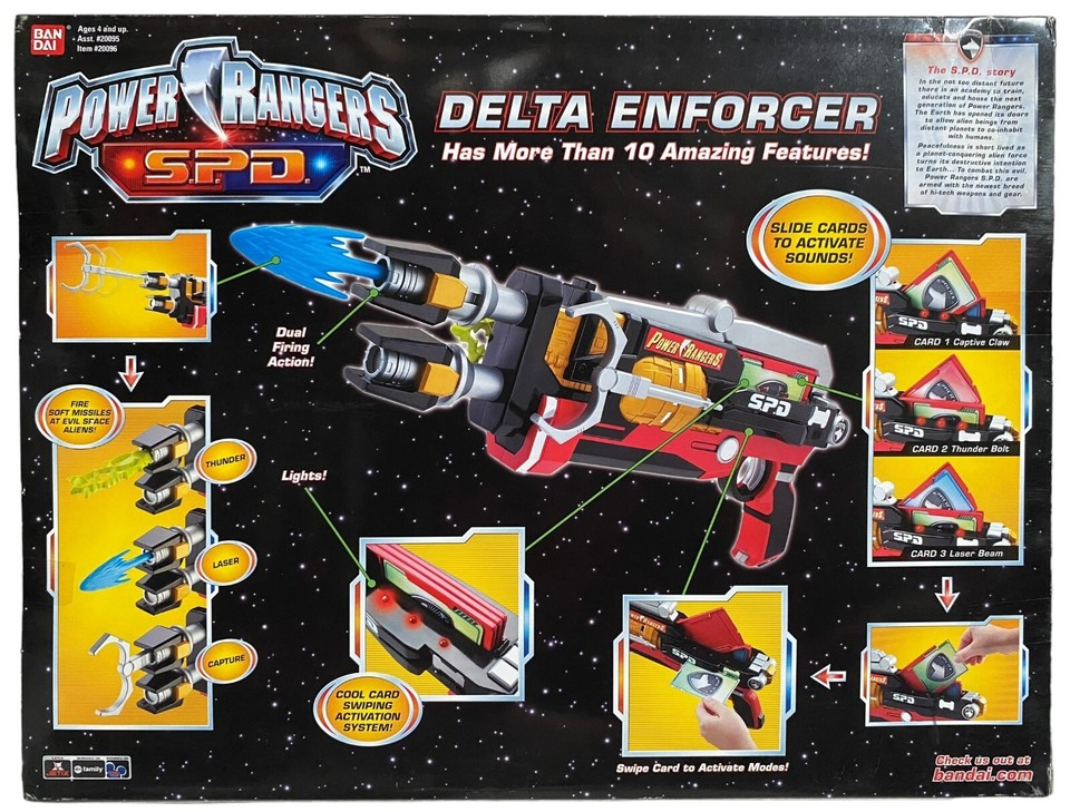 Power Rangers SPD Delta Enforcer NEW Bandai 2005 S.P.D. Blaster | eBay