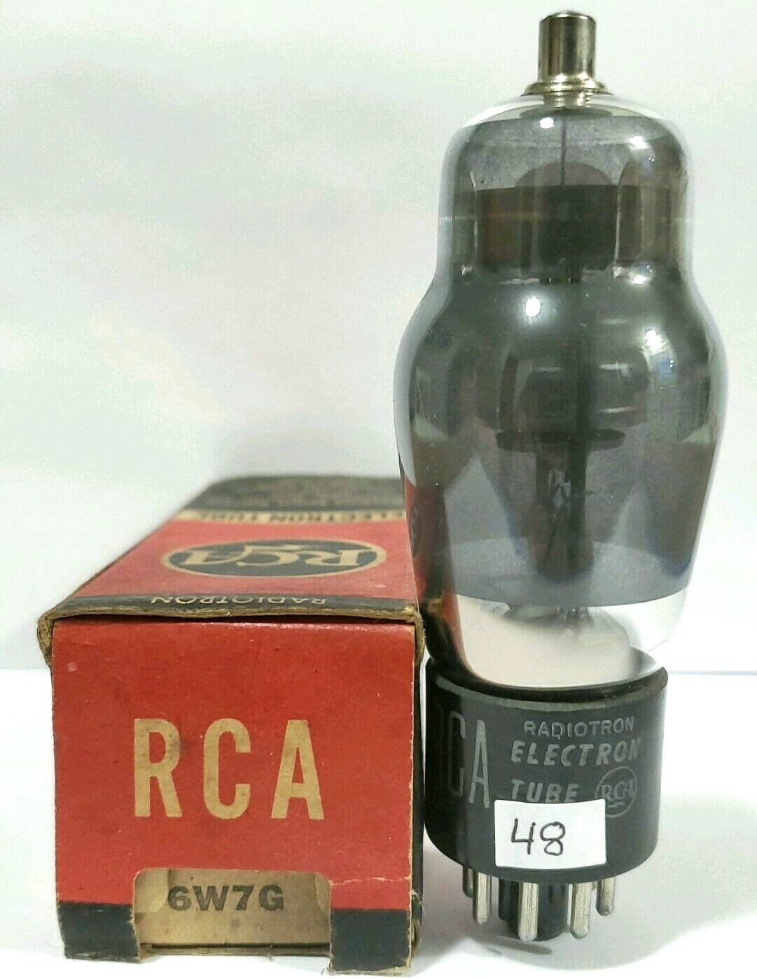 1 RARE RCA 6W7 G 6J7 G Vacuum Tube Tested New / NOS On Calibrated TV7 ...