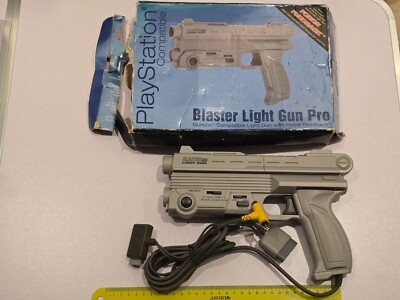 SONY PLAYSTATION 1 PS1 PS2 LIGHT GUN PISTOL Game Controller Blaster Pro ...