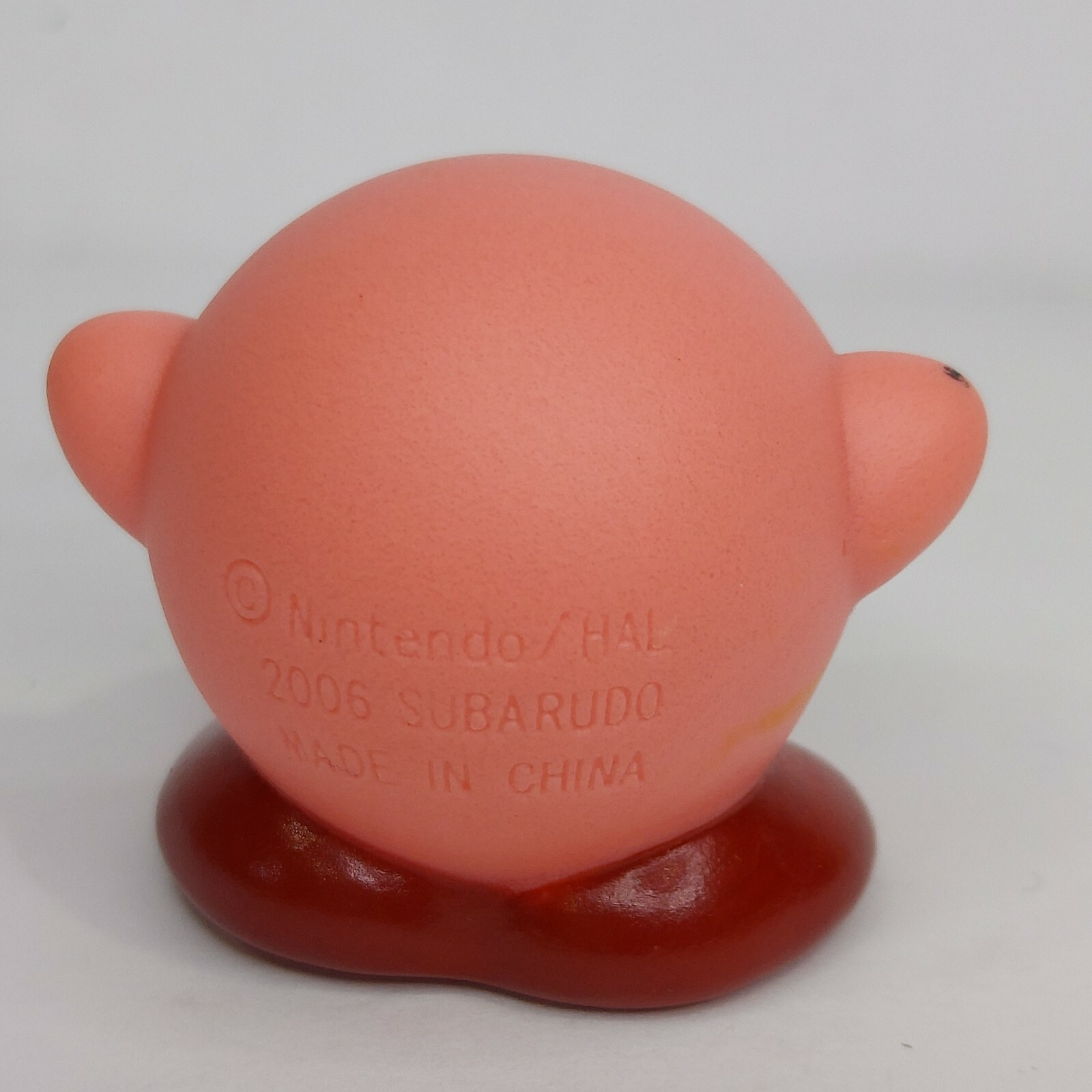 2006 Kirby Finger Puppet 1.25" Inhaling Kirby Figure Nintendo Subarudo ...