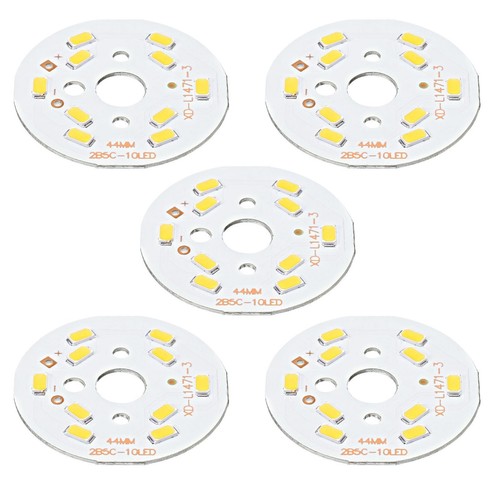 COB LED Light Chip Bead 5W 120lm 4000-4500K 44mm 15-17VDC Natural White ...