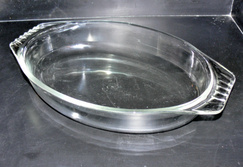 Pyrex #088 Vintage Clear Glass-3 Quart-Oval Casserole Dish/Roaster ...