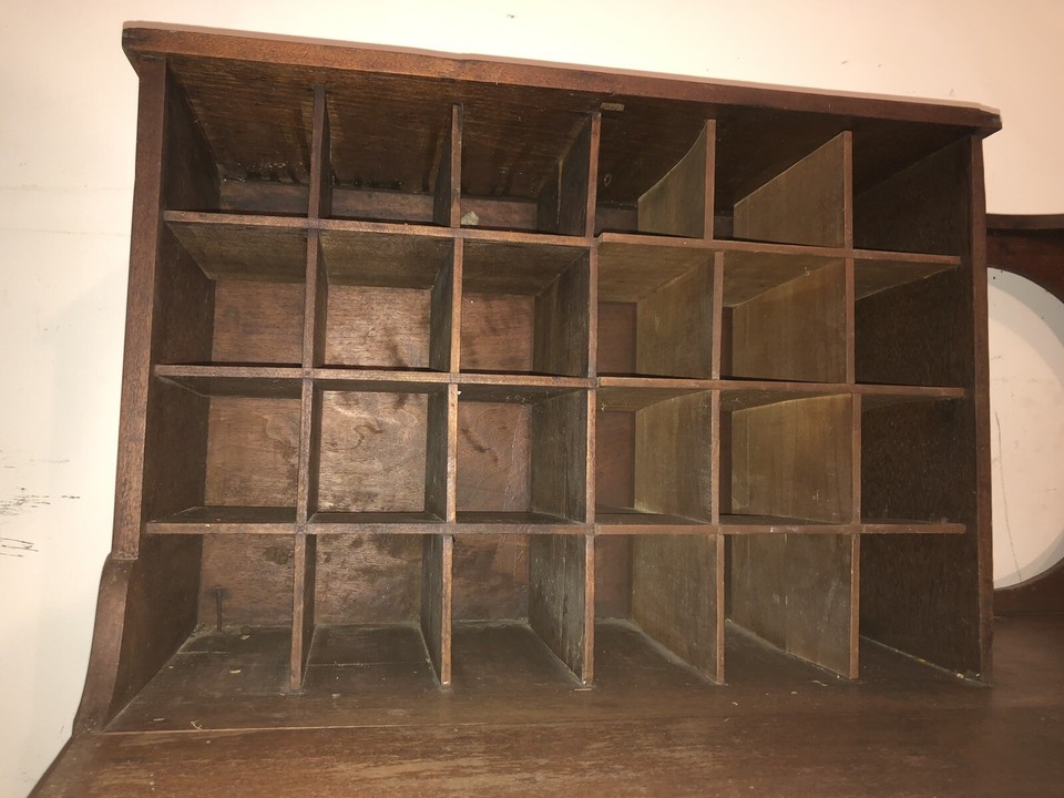 Antique Mail Sorter Post Office Desk | eBay
