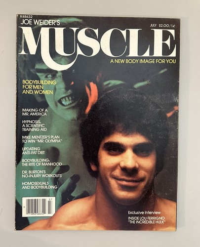 1979 July Joe Weider’s Muscle Magazine, Lou Ferrigno (B5) | eBay