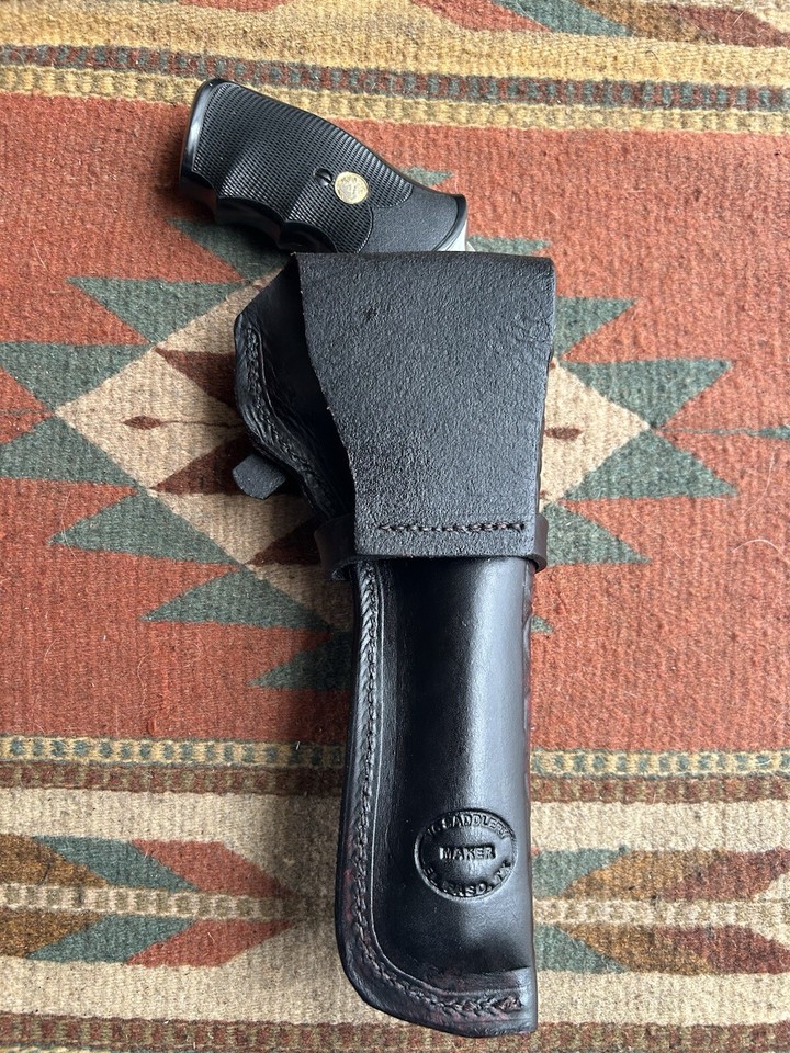 LEFT HAND Western Holster Floral Fits S&W 586 686 66 19 10 Python King ...