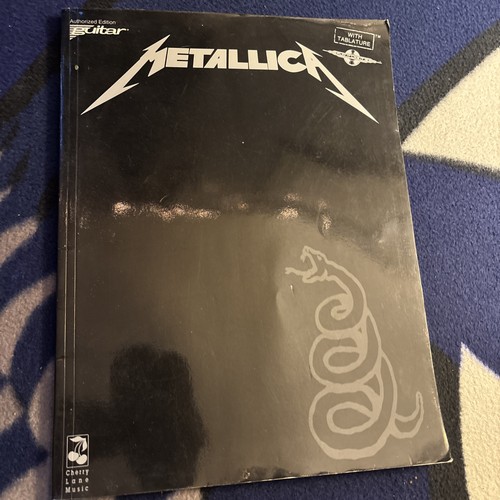 Metallica Guitar & Vocal Tab Book The Black Album Songbook Tablature ...
