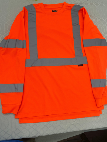 Safety Reflective Shirt Mens Medium Wolverine Orange Mesh | eBay