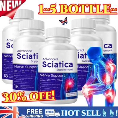 60pcs Nerve Relief Capsules Advanced Sciatica Supplement Neuropathy ...