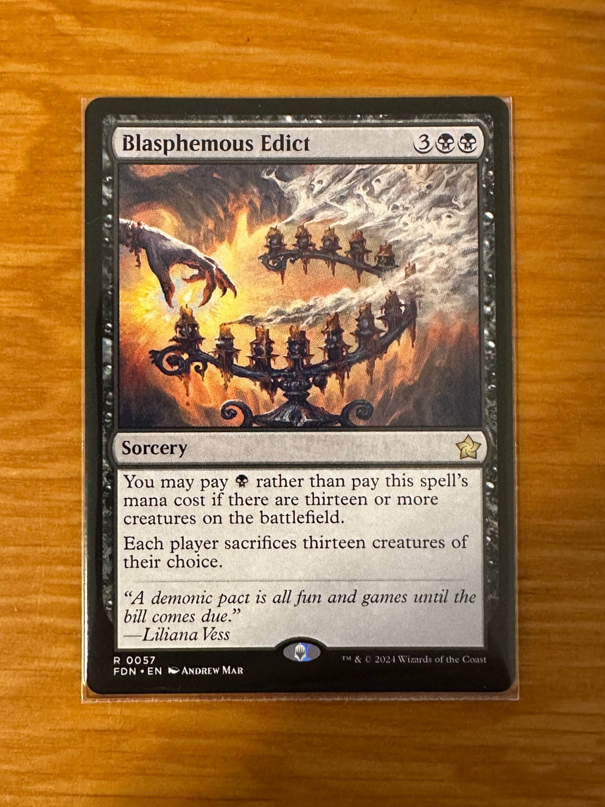 Blasphemous Edict - Foundations FDN - MTG | eBay