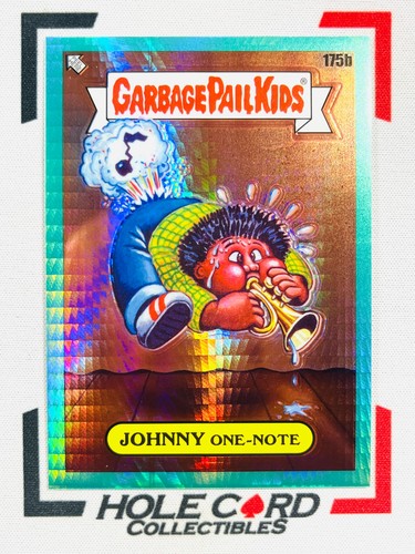 JOHNNY ONE-NOTE 2022 Topps Chrome Garbage Pail Kids #175b Aqua Prism ...