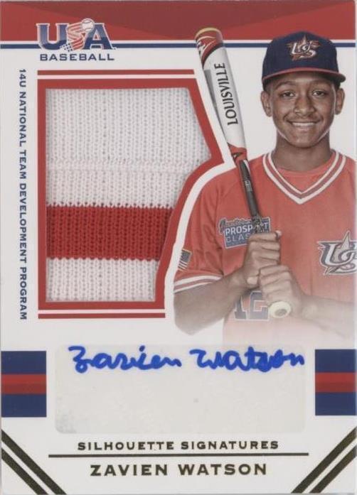 2017 Panini USA Baseball Stars & Stripes - Jumbo Swatch Silhouettes ...