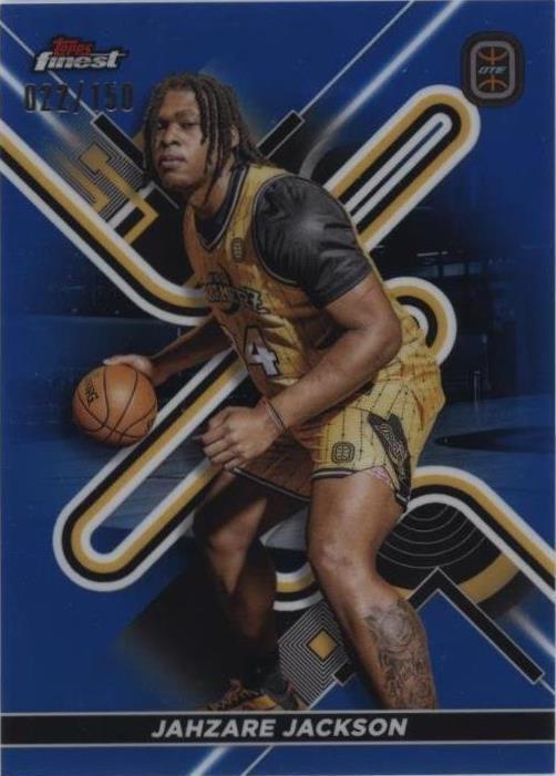 2022-23 Topps Finest OTE Overtime Elite - Jahzare Jackson #50 Blue ...