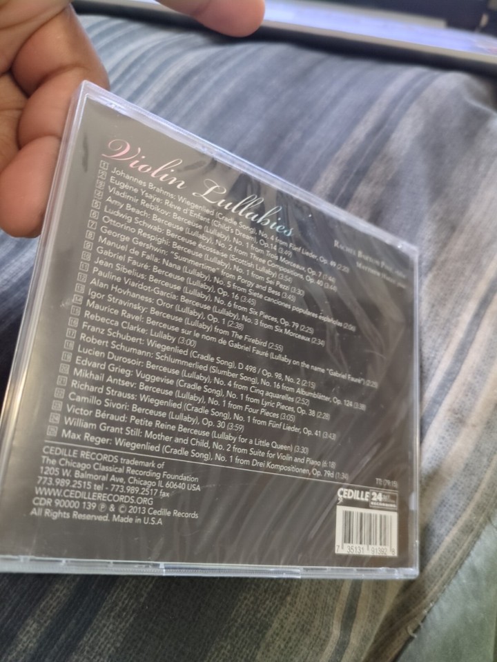 Rachel Barton Pine Violin Lullabies (CD) Album New A46 735131913928| eBay