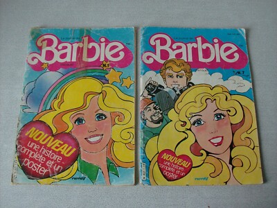 Ancien journal Barbie n°1 et n°7 collection poupée par Eurédif paru en ...