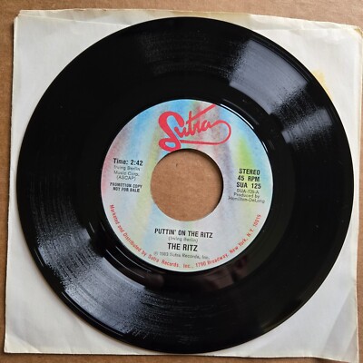 THE RITZ Puttin On The Ritz SUTRA 45 7" FUNK SOUL Record Vinyl Records ...