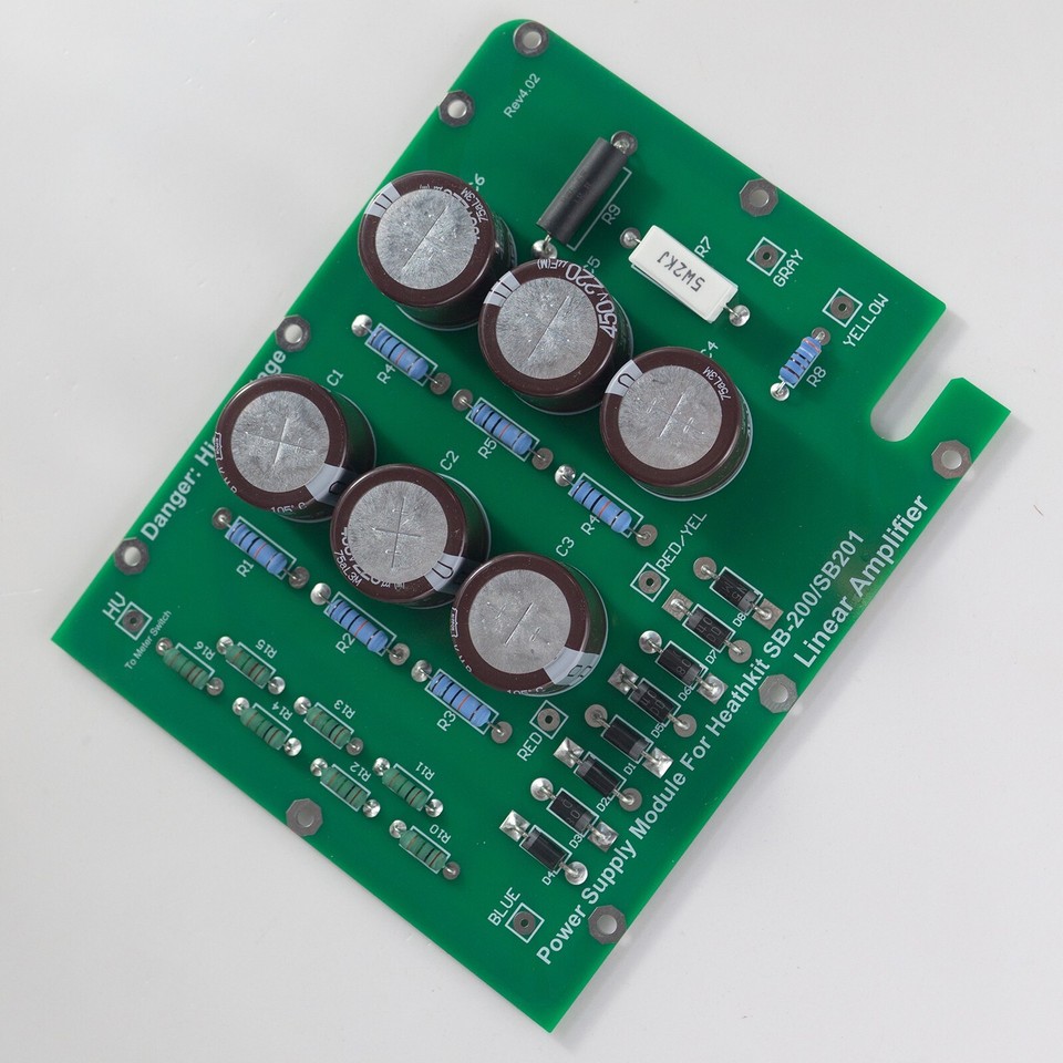 Power Supply Board Heathkit SB-200 / SB-201 Amplifier Replacement ...
