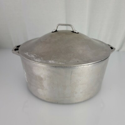 Vintage HERCULES Cast Aluminum Circular Soup Stew Pot Camping | eBay