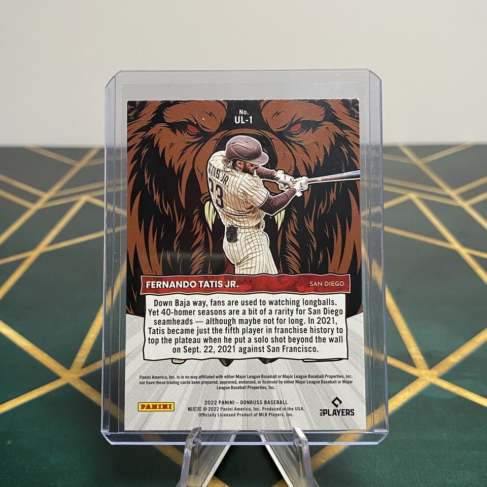 2022 Donruss Fernando Tatis Jr. Unleashed Vector Parallel No. UL-1 | eBay