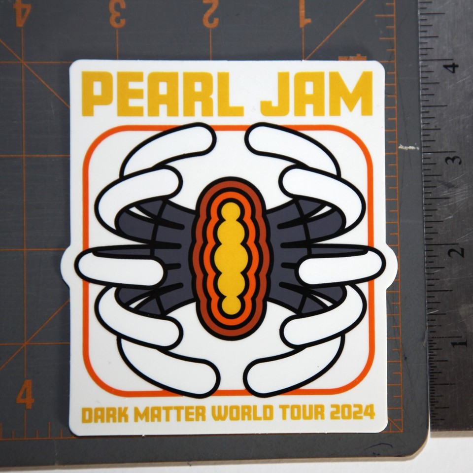 Pearl Jam Sticker Dark Matter World Tour 2024 Album Art Variant PJ ...