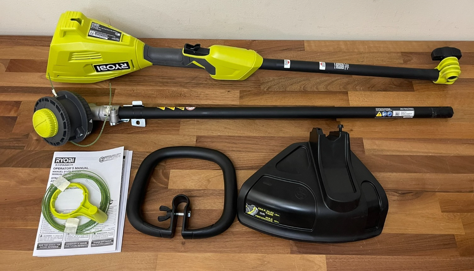 New Ryobi 40V 15 in. String Trimmer Kit w/4Ah Battery & Charger ...