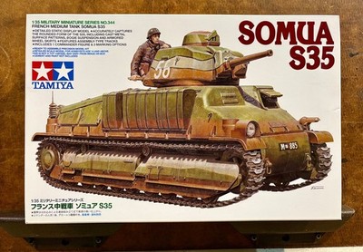 1/35 Tamiya SOMUA S35 WWII French Medium Tank Kit no. 35344 | eBay