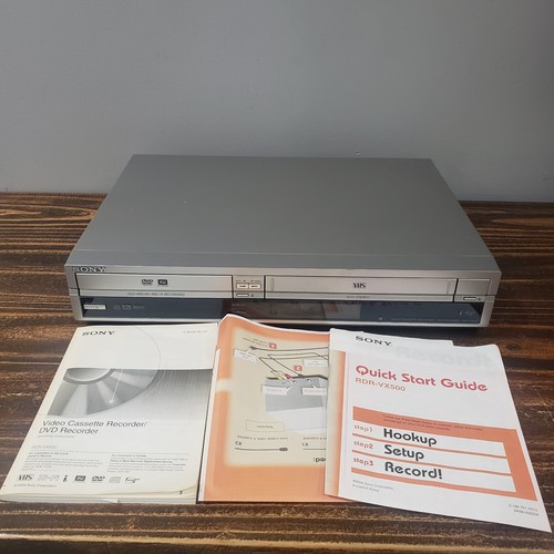 Sony RDR-VX500 VCR DVD Recorder Dubbing Combo Player Tested | eBay