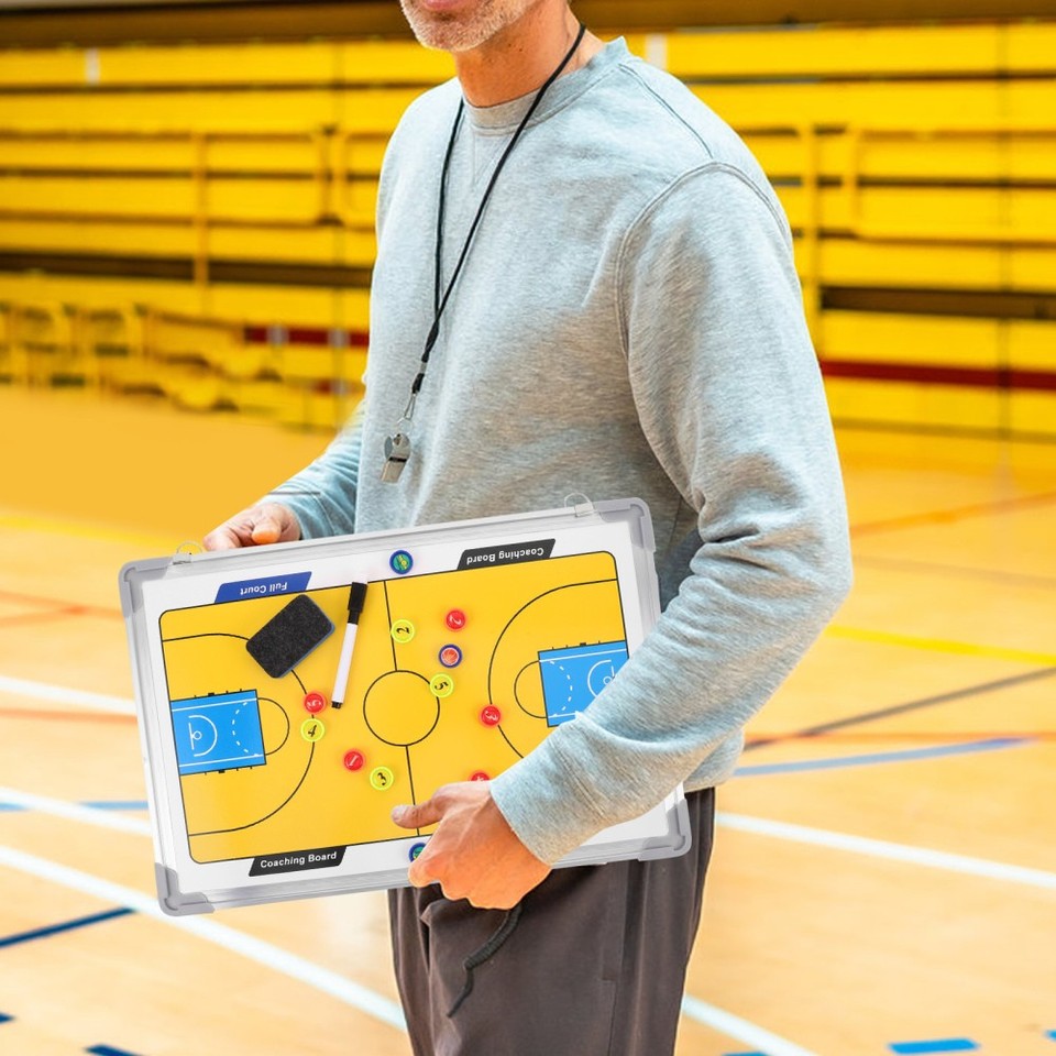 Basketball Tactical Board Equipment for Training Field Whiteboard ...