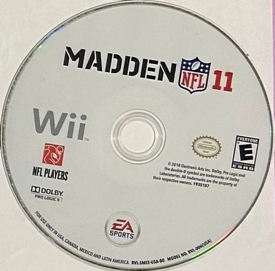 Madden NFL 11 Nintendo Wii - Disc Only 14633193510| eBay