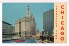 1967 - Boat on Chicago River, Sun Times-Daily News Building, Wrigley ...