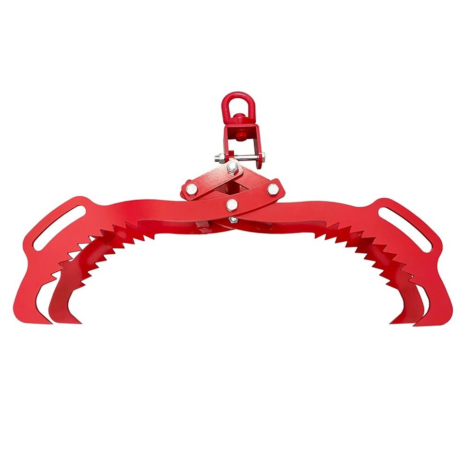 28-inch 4-claw Log Handling Clamps Non-slip Timber Lifting Pliers Hand ...