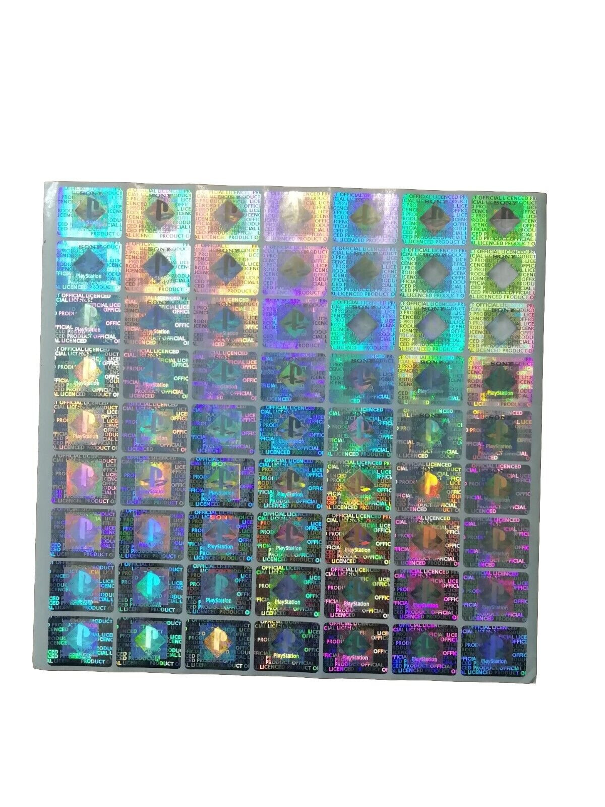 63x New Stickers Hologram for case game PlayStation, boitier jeu ps1 ...