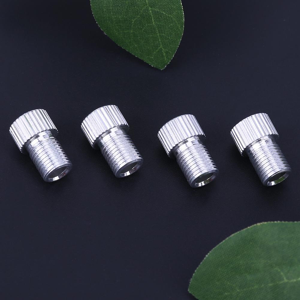 4pcs Presta to Shrader Bicycle Road Bike Valve Adapters Converters ...